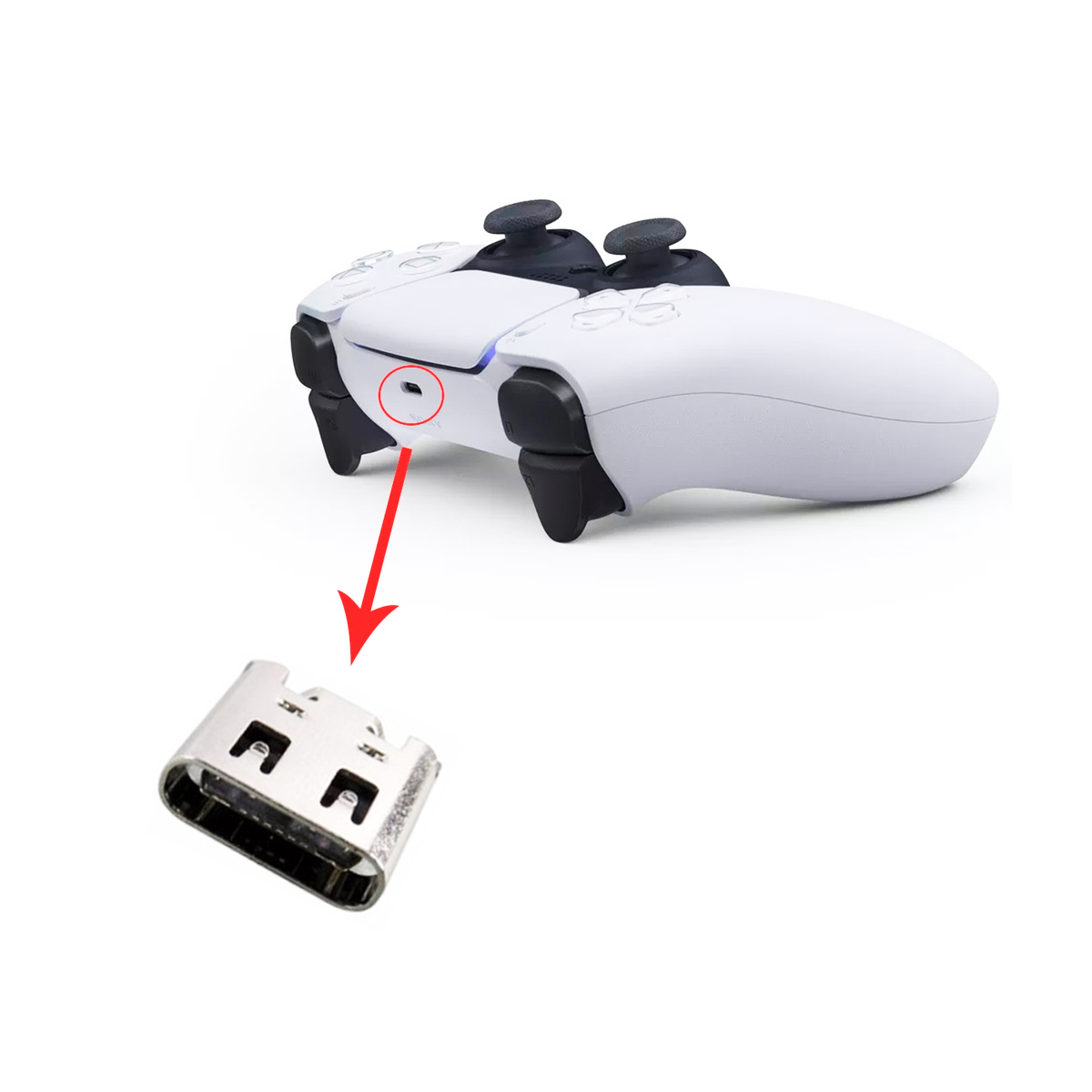 Pç para PS5 Controle Conector USB - SL Shop - A melhor loja de ...