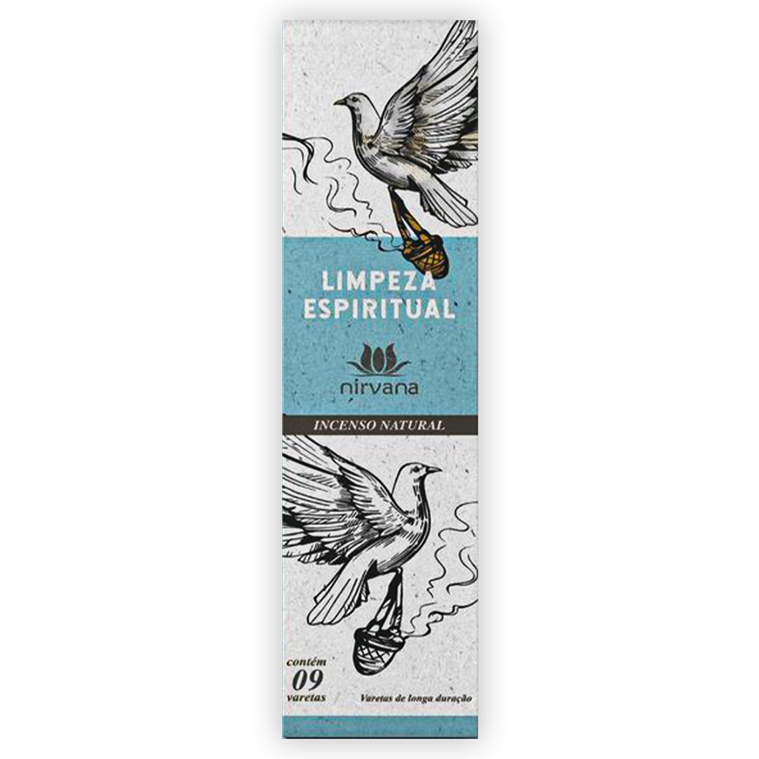Incenso Nirvana Natural - Limpeza Espiritual - Linha Tradicional ...