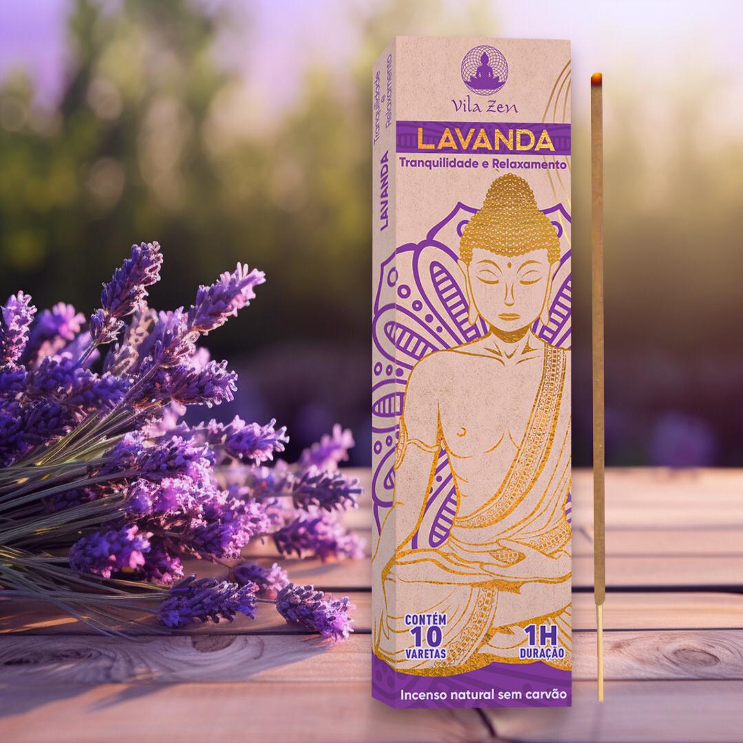 Incenso perfumado sem carvao Vila Zen - Lotus Loja