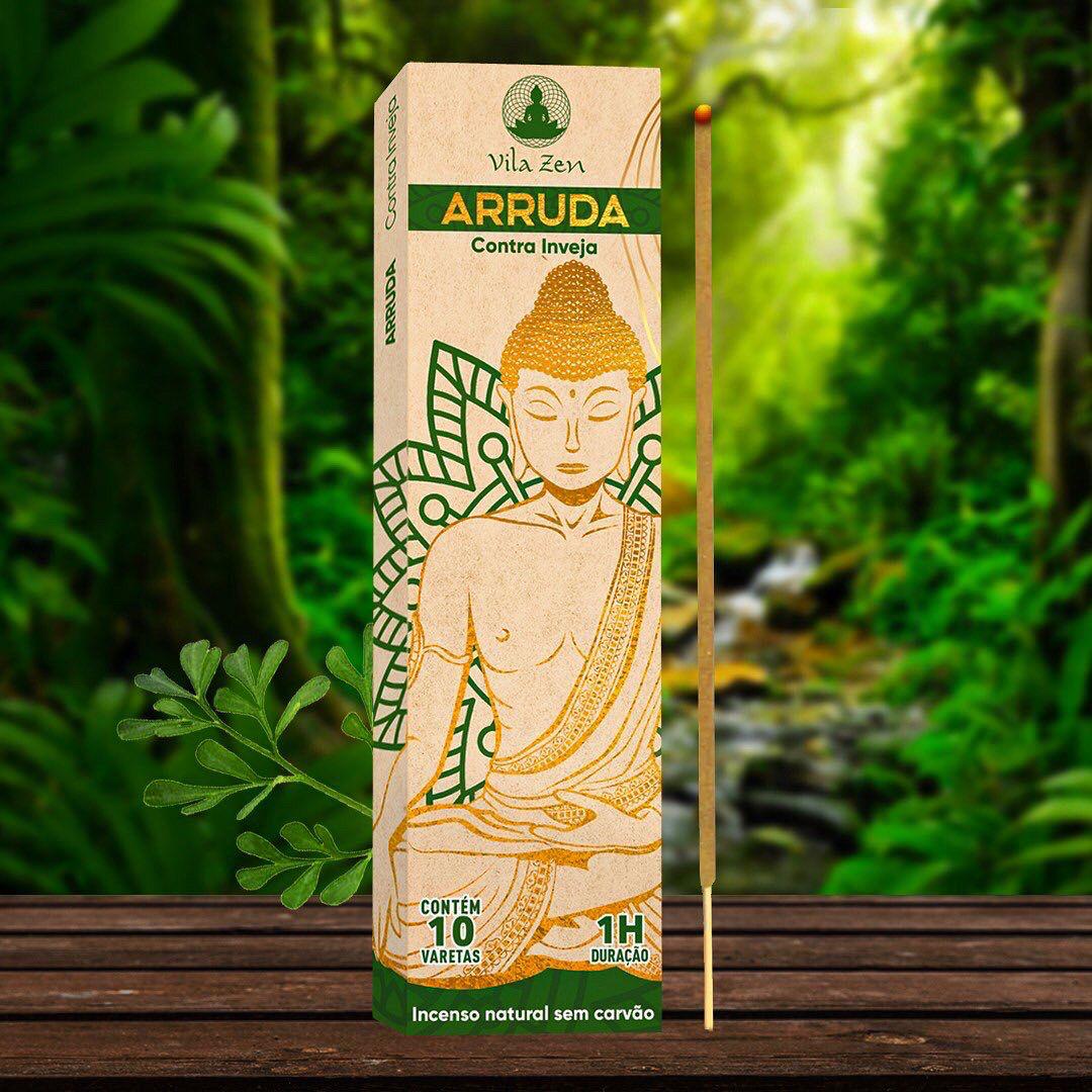 Incenso perfumado sem carvao Vila Zen - Lotus Loja