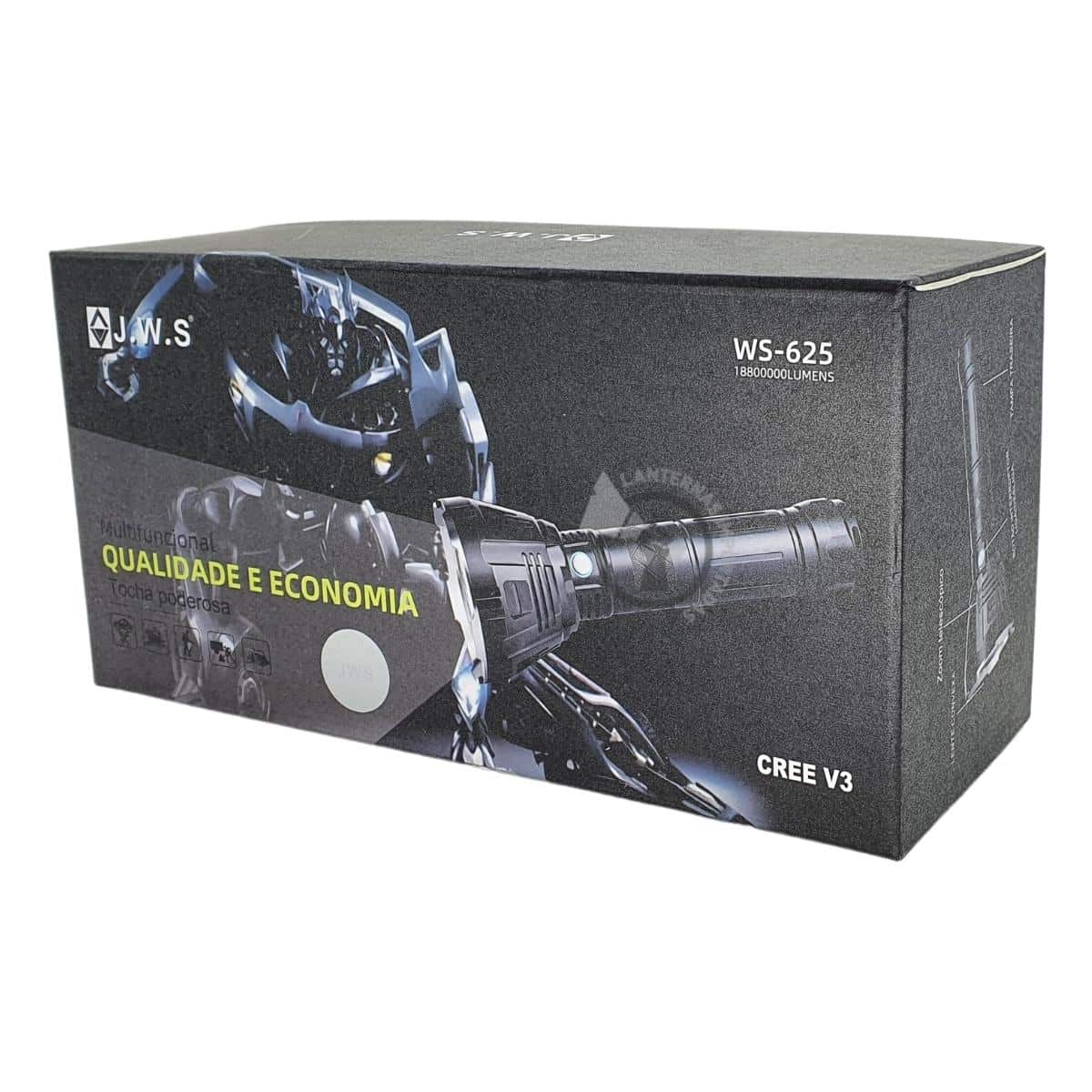 Lanterna Poderosa LED Cree V3 Tocha Potente Super Foco Holofote JWS ...