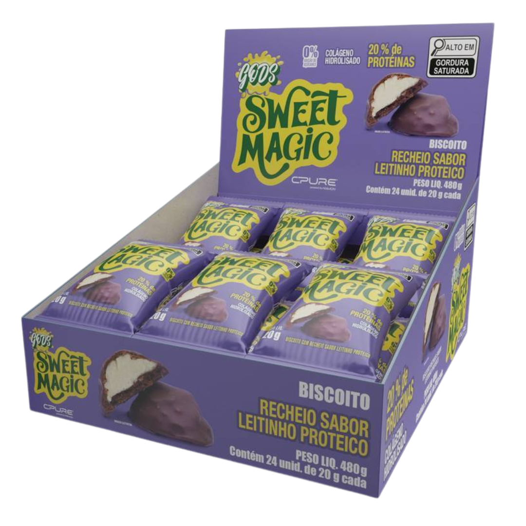 Display Sweet Magic sabor Leitinho 24unid - Canibal - Live Well Store