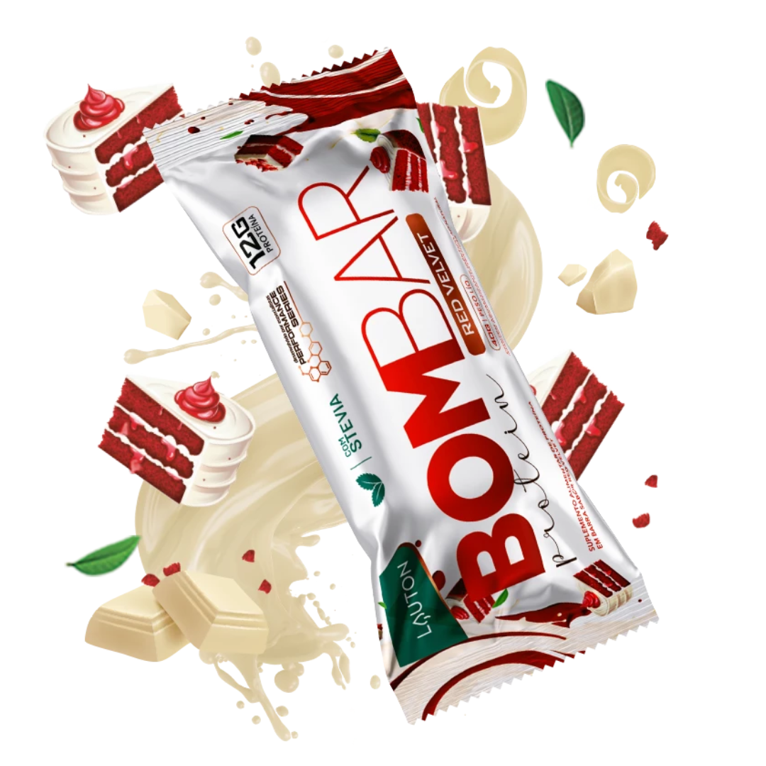 Bombar Protein Red Velvet 12unid - Lauton - Live Well Store