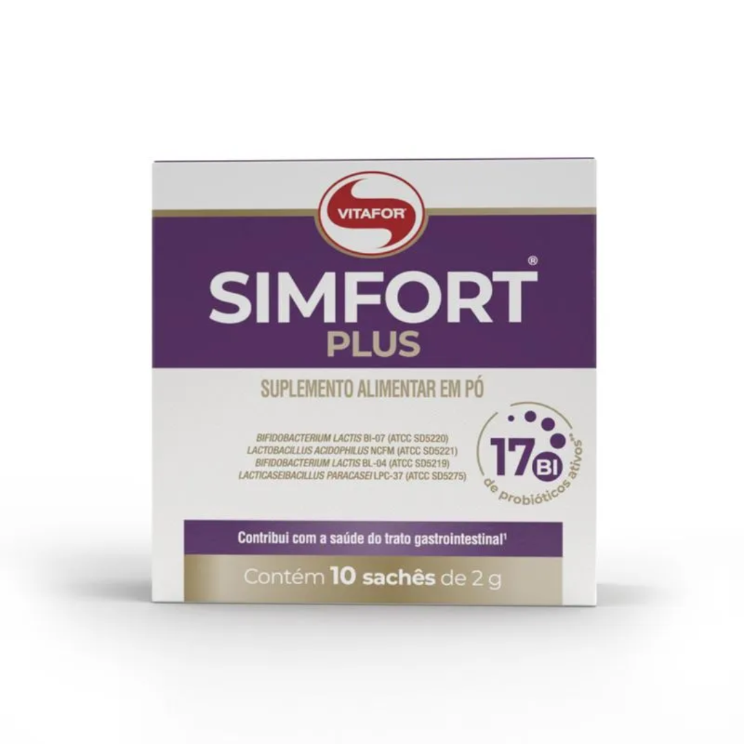 Simfort Plus 10 sachês de 2g - Vitafor - Live Well Store