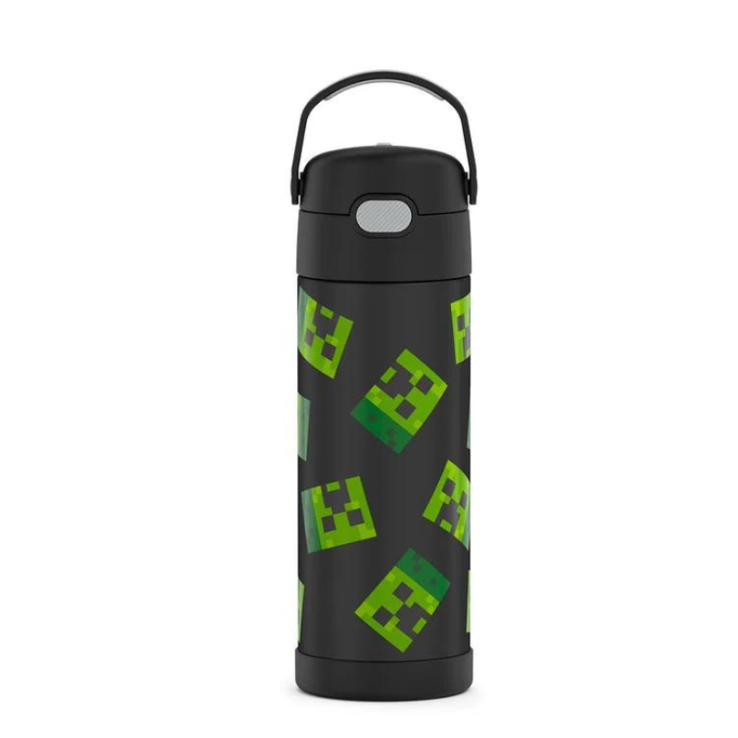 GARRAFA THERMOS 470ML - MINECRAFT - Thais Cristina Coutinho Talim