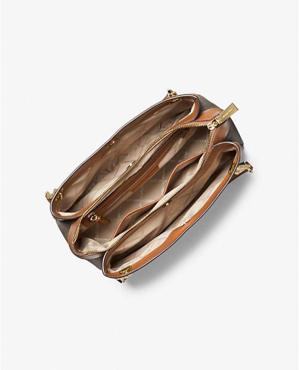 BOLSA MK LORI MARRON E CARAMELO - Thais Talim