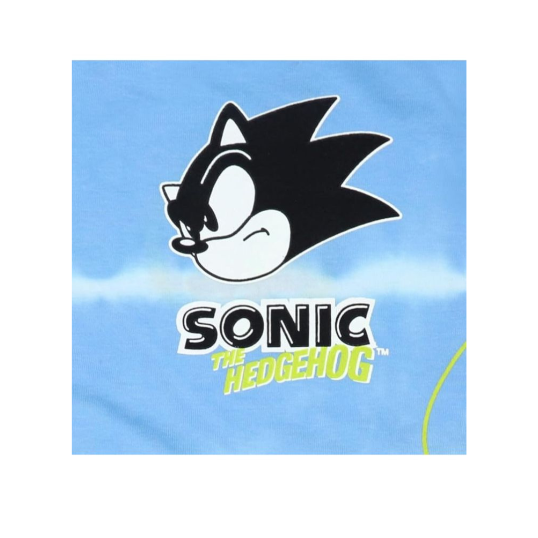 CAMISETA SONIC PRIMARK AZUL CLARO - Thais Talim