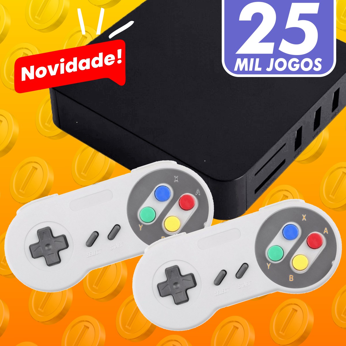 Console Retro Game Nintendo 25 Mil Jogos Clássicos Envio Rápido ...