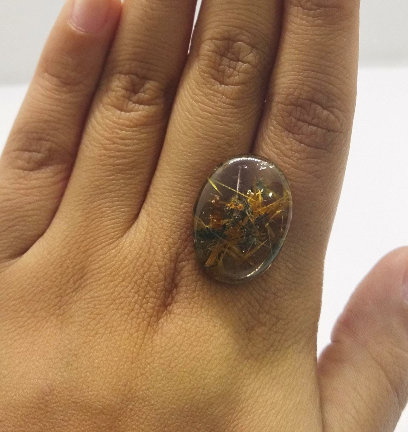 Quartzo Diverso Rutilo Estrela Cabochão Oval - Kenede Pedras - Venda de ...