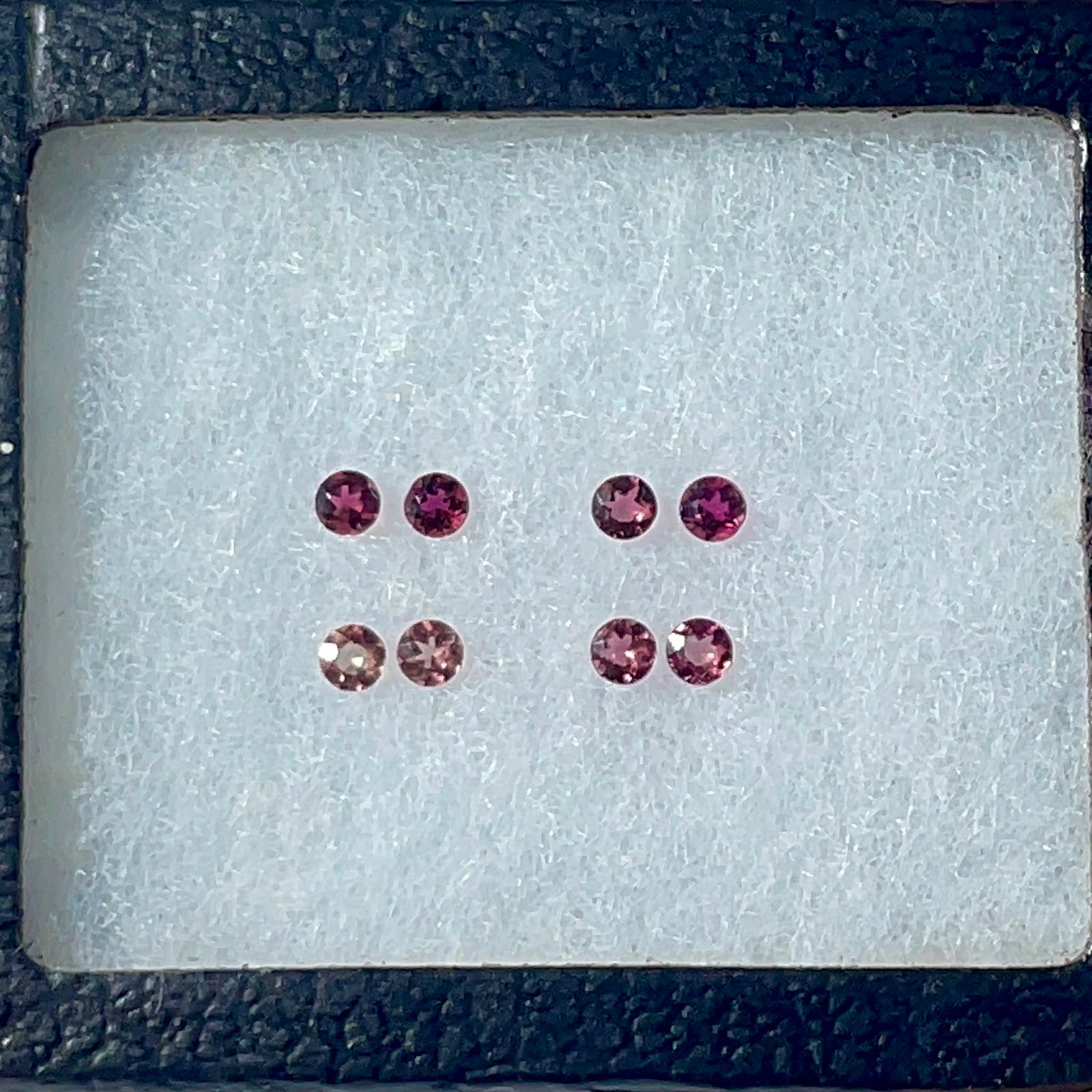 Turmalina Rosa Redonda 8 Pedras degradê 4mm - Kenede Pedras - Venda de ...