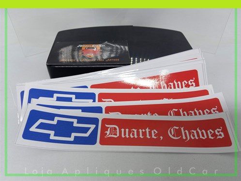 Adesivo Concessionária Chevrolet Duarte Chaves externo Colagem na ...