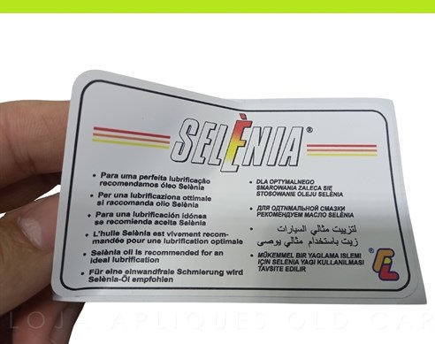 Adesivo Selénia Recomendação de Uso Selénia Linha Fiat - Adesivos e ...