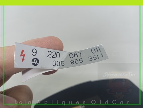 Adesivo Selo Módulo Unidade de Ignição Volkswagen ou Autolatina ...