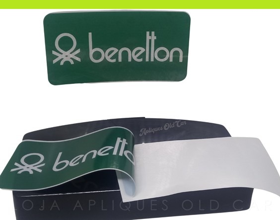 ADESIVO DECORATIVO BENETTON / ADESIVO EMBLEMA BENETTON EDIÇÃO LIMITADA ...
