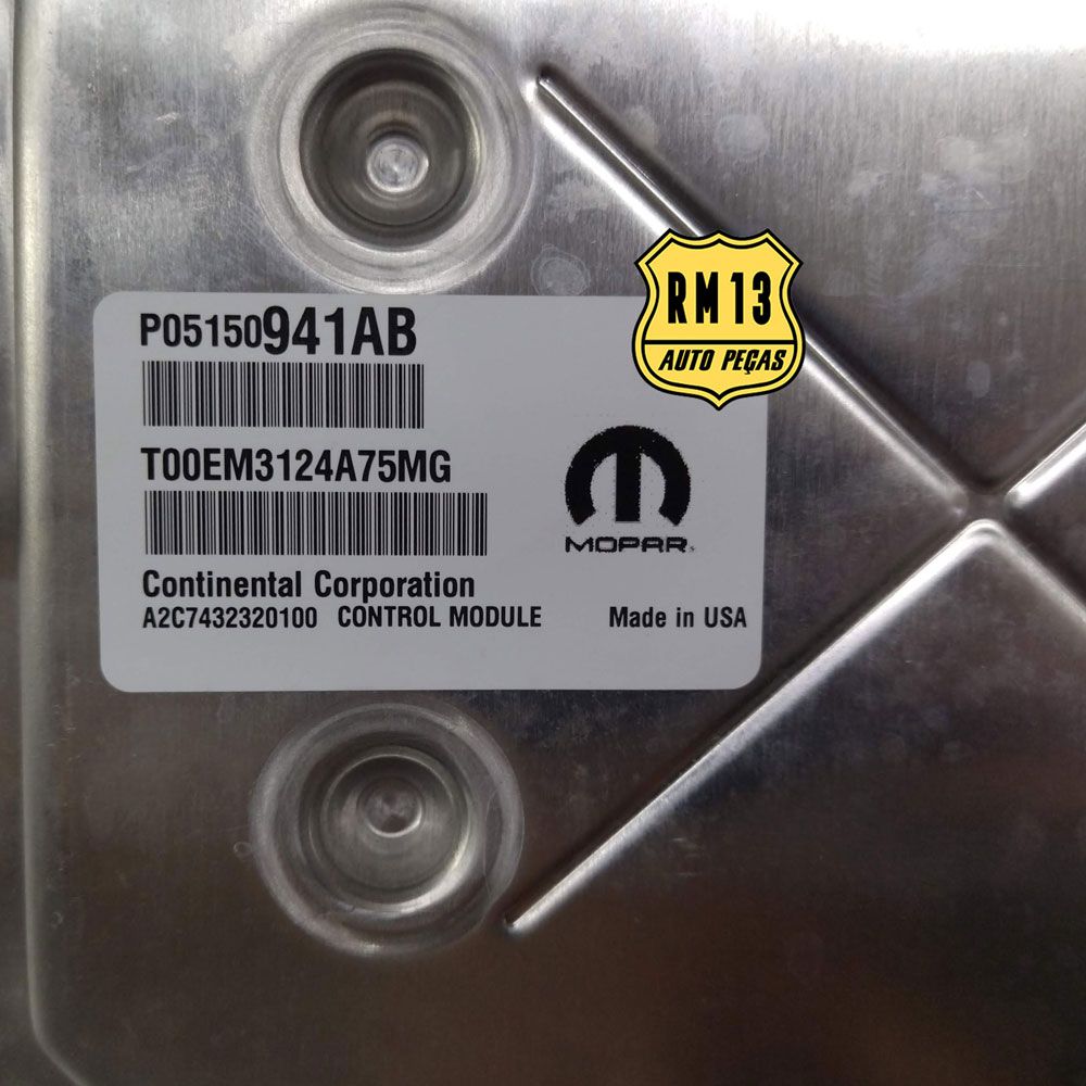 Modulo Central Injeção JEEP Compass 2.0 16V 15 a17 5150941AB - RM 13 ...