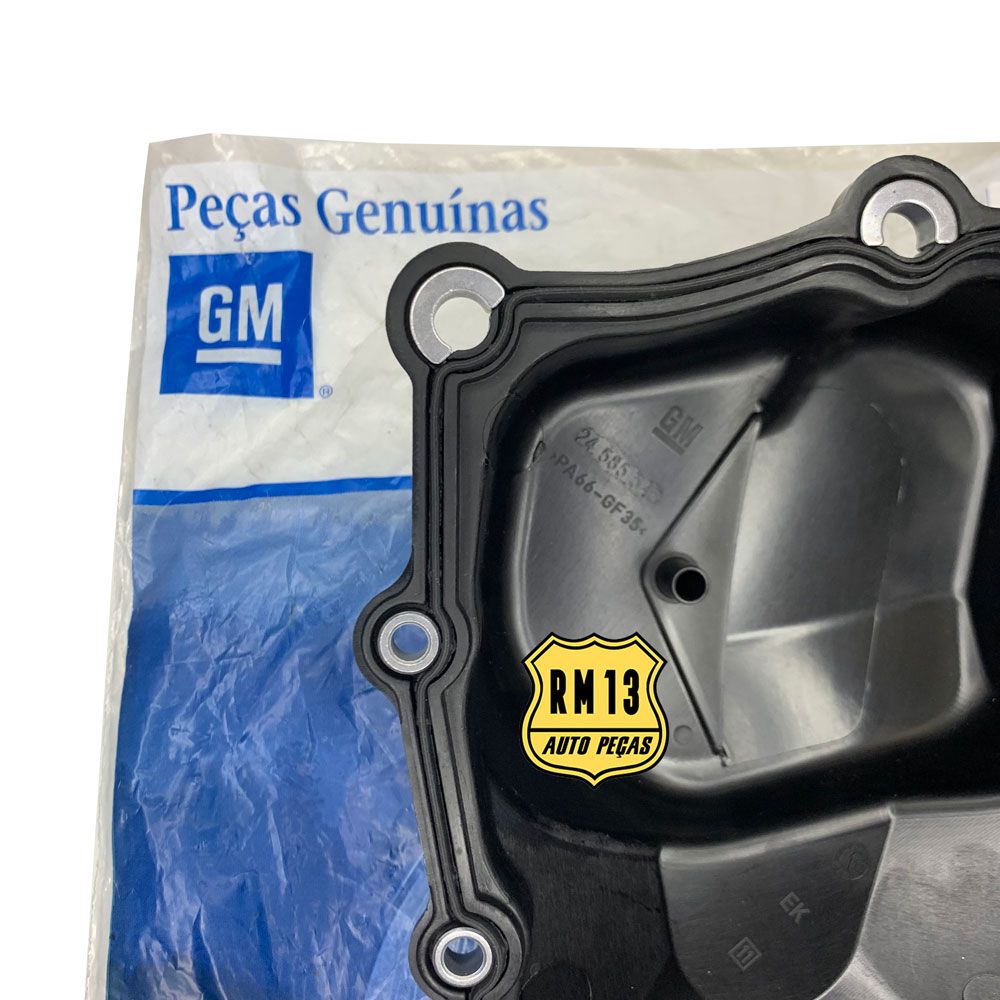 Tampa Traseira Cambio Plástica Genuína GM F17 24585545 - RM 13 Auto Peças