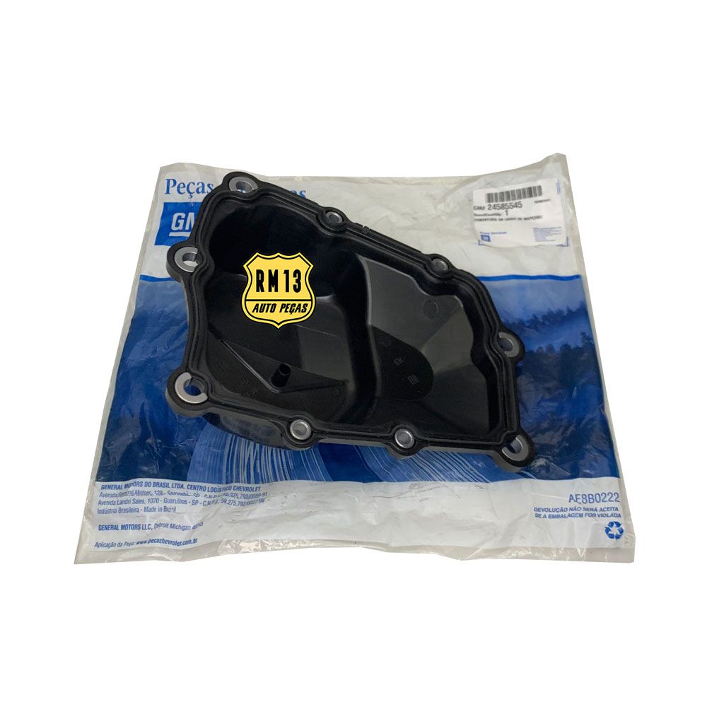 Tampa Traseira Cambio Plástica Genuína GM F17 24585545 - RM 13 Auto Peças