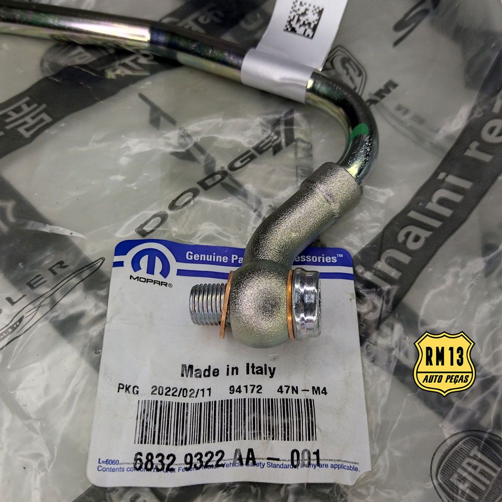Tubo Pressao Turbina Grand Cherokee 11a20 3.0 Die 68329322AA - RM 13 ...