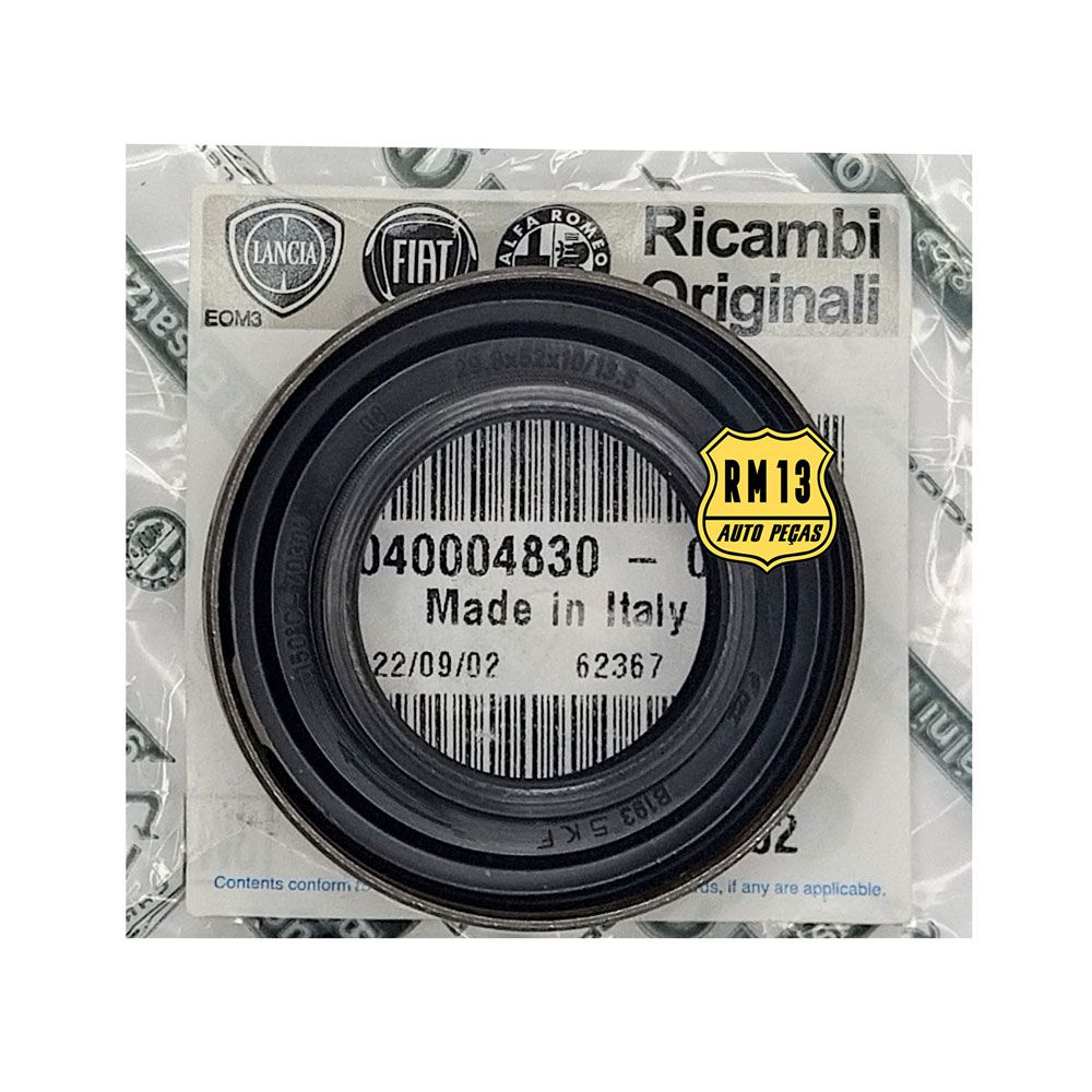 Retentor Lateral Diferencial Semi Eixo Esquerd FIAT 40004830 - RM 13 ...
