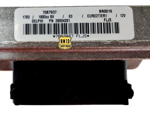 Modulo Central Injeção Palio 1.8 8v 06a10 Flex 7087937 Fljs - RM 13 ...