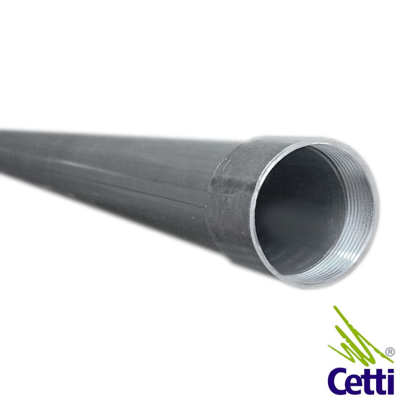 Eletroduto Zincado C/ Rosca 1/2" X 3MT - Wetzel - TETON