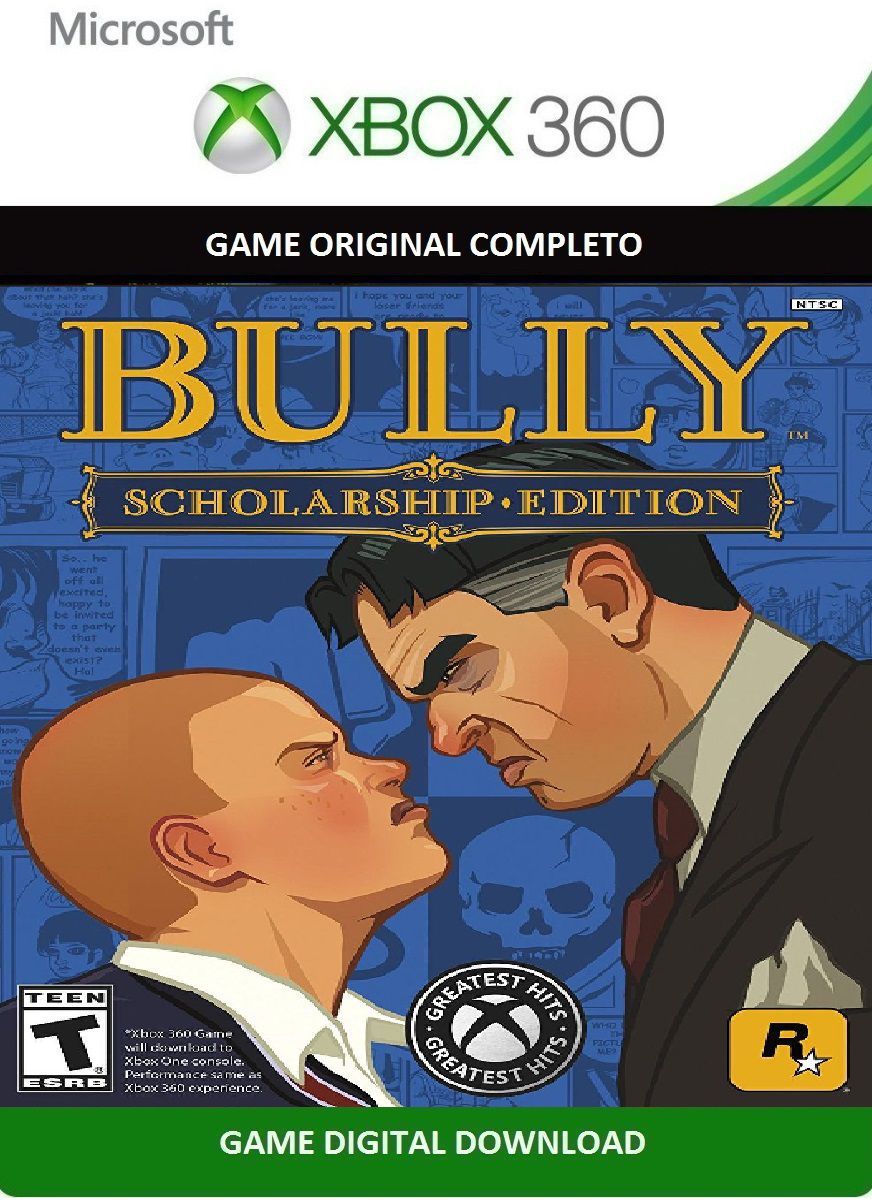Bully Scholarship Edition Xbox 360 Jogo Original - ADRIANAGAMES