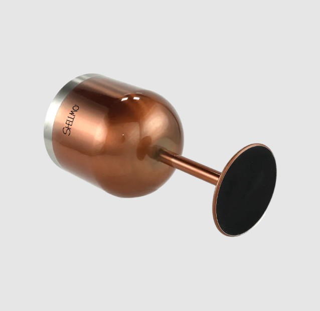 Taça Térmica Shellmo 530ml Rose Bronze - Ciclone Magazine - Tudo para você