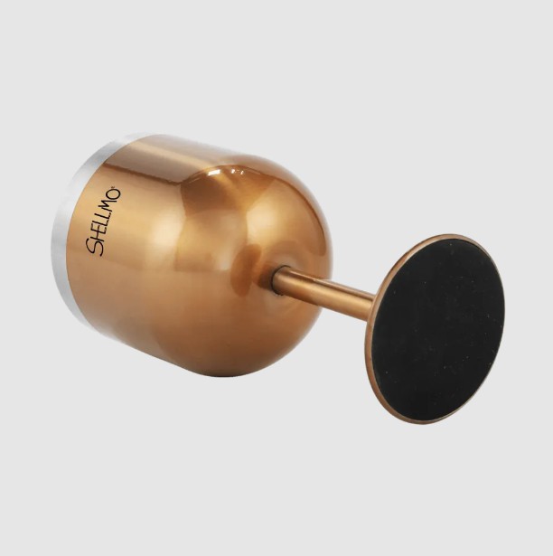 Taça Térmica Shellmo 530ml Cobre Gold - Ciclone Magazine - Tudo para você