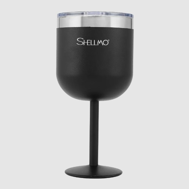 Taça Térmica Shellmo 530ml Preto - Ciclone Magazine - Tudo para você