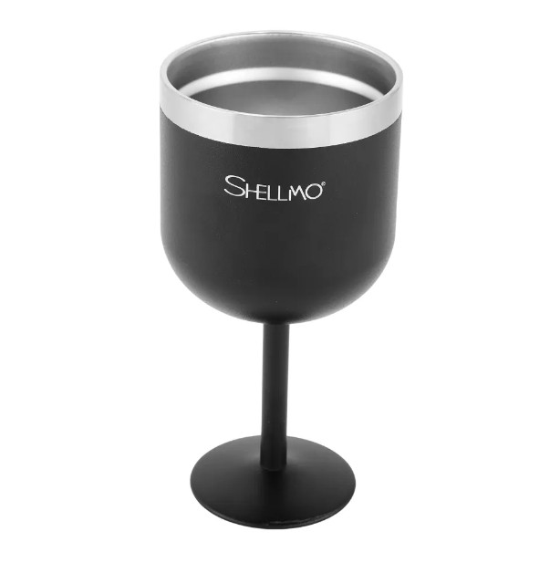 Taça Térmica Shellmo 530ml Preto - Ciclone Magazine - Tudo para você