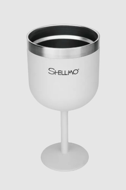 Taça Térmica Shellmo 530ml Branco - Ciclone Magazine - Tudo para você