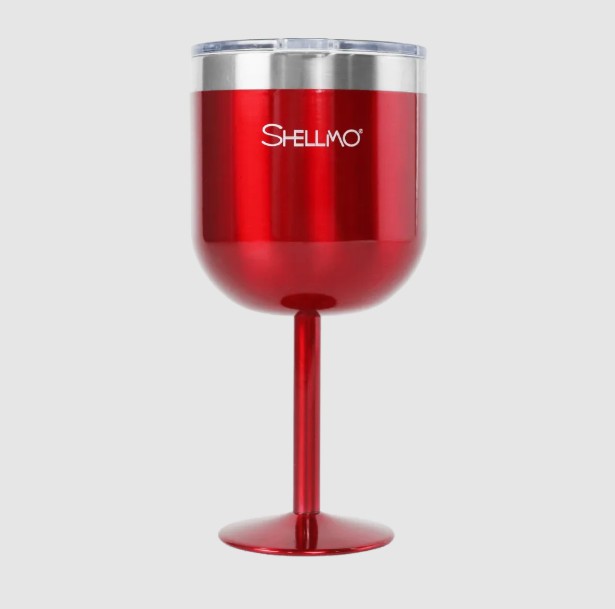 Taça Térmica Shellmo 530ml Vermelha - Ciclone Magazine - Tudo para você