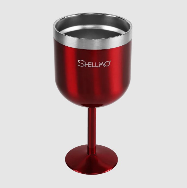 Taça Térmica Shellmo 530ml Vermelha - Ciclone Magazine - Tudo para você
