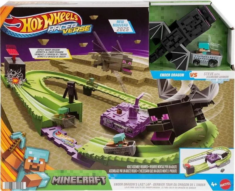 Pista Hot Wheels Minecraft Corrida Para o Fim Verde - JFP34 - Ciclone ...