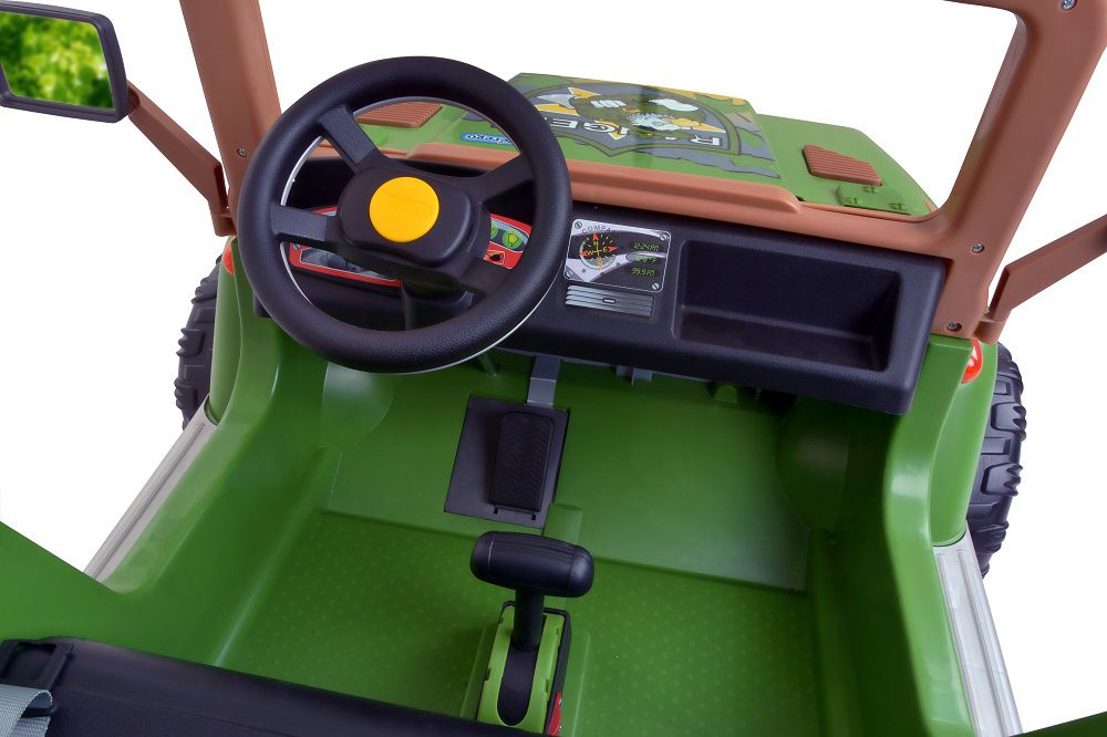 Jeep Ranger Peg Perego 12v Verde 92592 - Ciclone Magazine - Tudo para você
