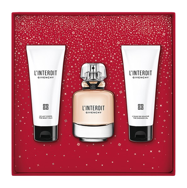 KIT GIVENCHY LINTERDIT EAU DE PARFUM 50ML + THE SHOWER OIL 75ML + THE ...