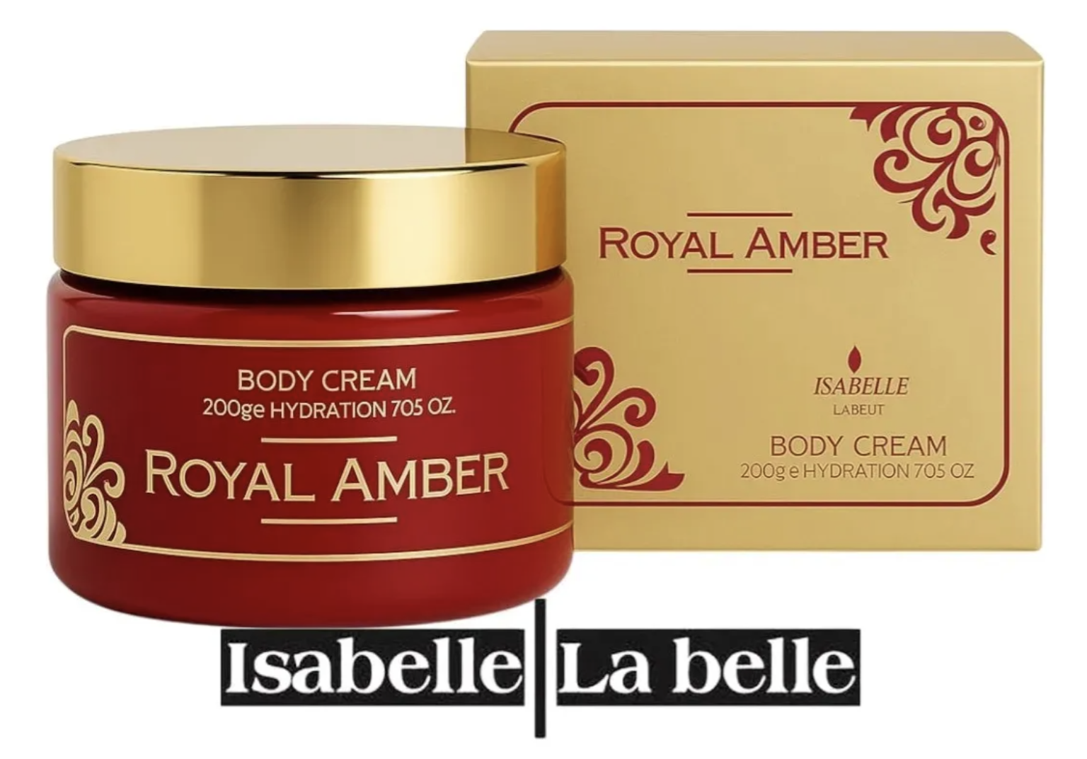 PASTA HIDRATANTE CORPORAL ROYAL AMBER 200ML ISABELLE LA BELLE - Beaty ...