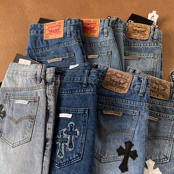 Calça Jeans Chrome Hearts Chrome Model 5 Encomenda Rabello Store