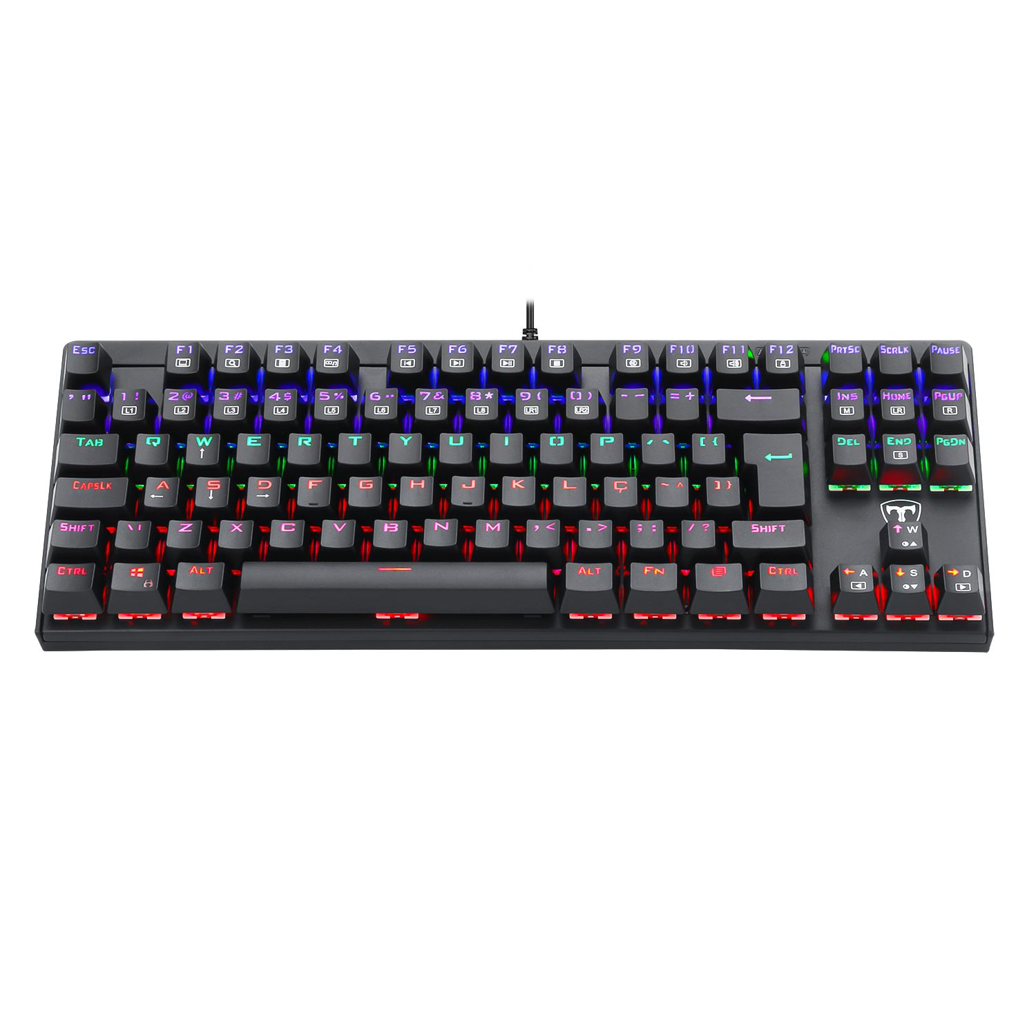 Teclado Mecânico Gamer T-Dagger Corvette Rainbow Abnt2 | T-Dagger ...