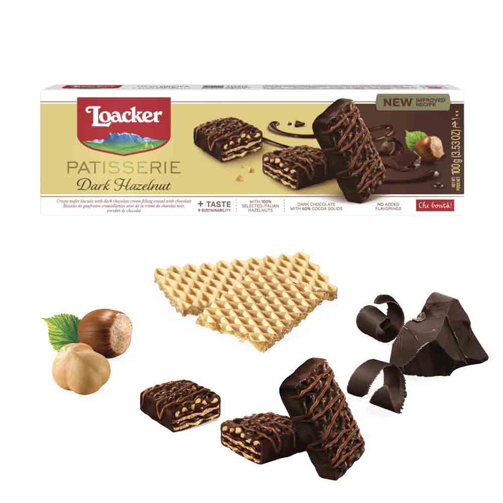 Biscoito Loacker Gran Pasticceria Dark Hazelnut 100g - Emporio Campo ...