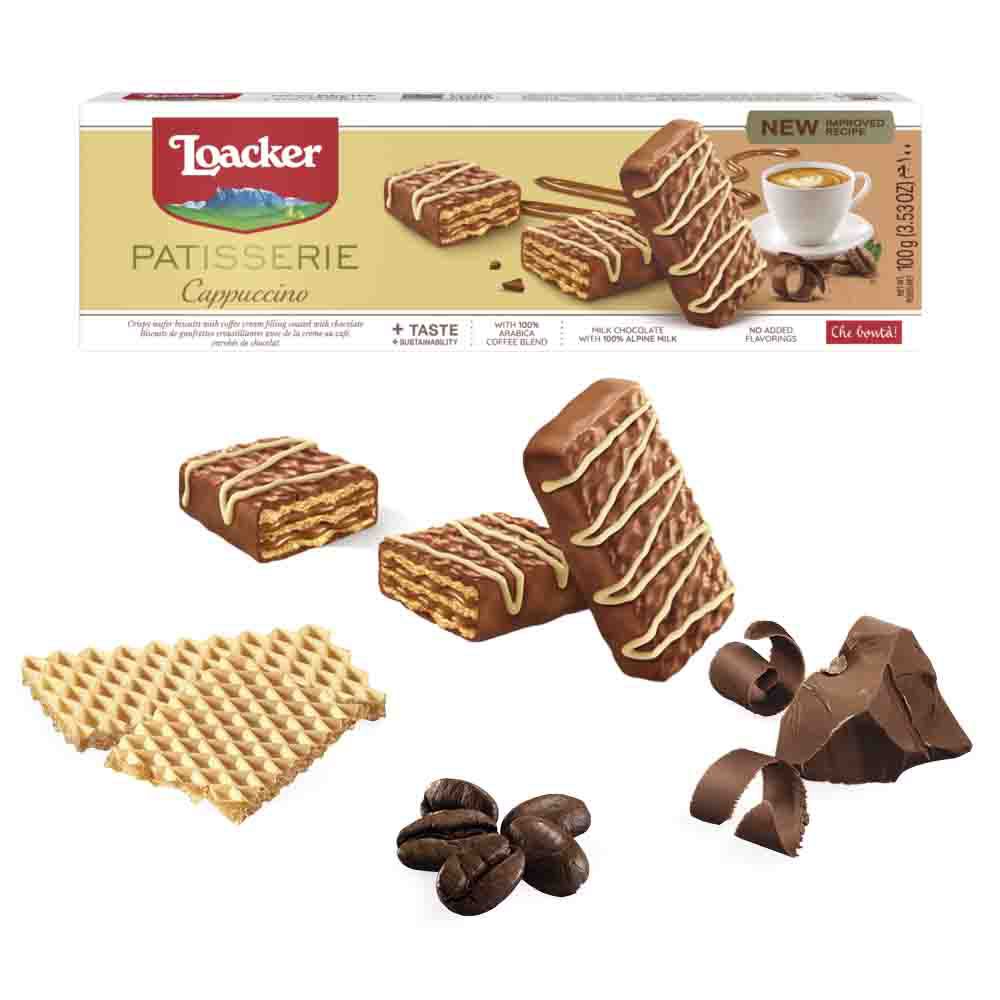 Biscoito Cappuccino Gran Pasticceria Loacker 100g - Emporio Campo Gourmet