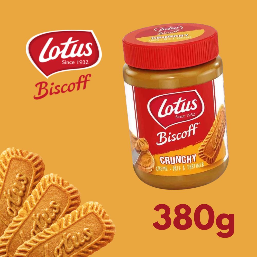 Pasta De Biscoitos Lotus Biscoff Crunchy 380g 2 Unidades - Emporio ...