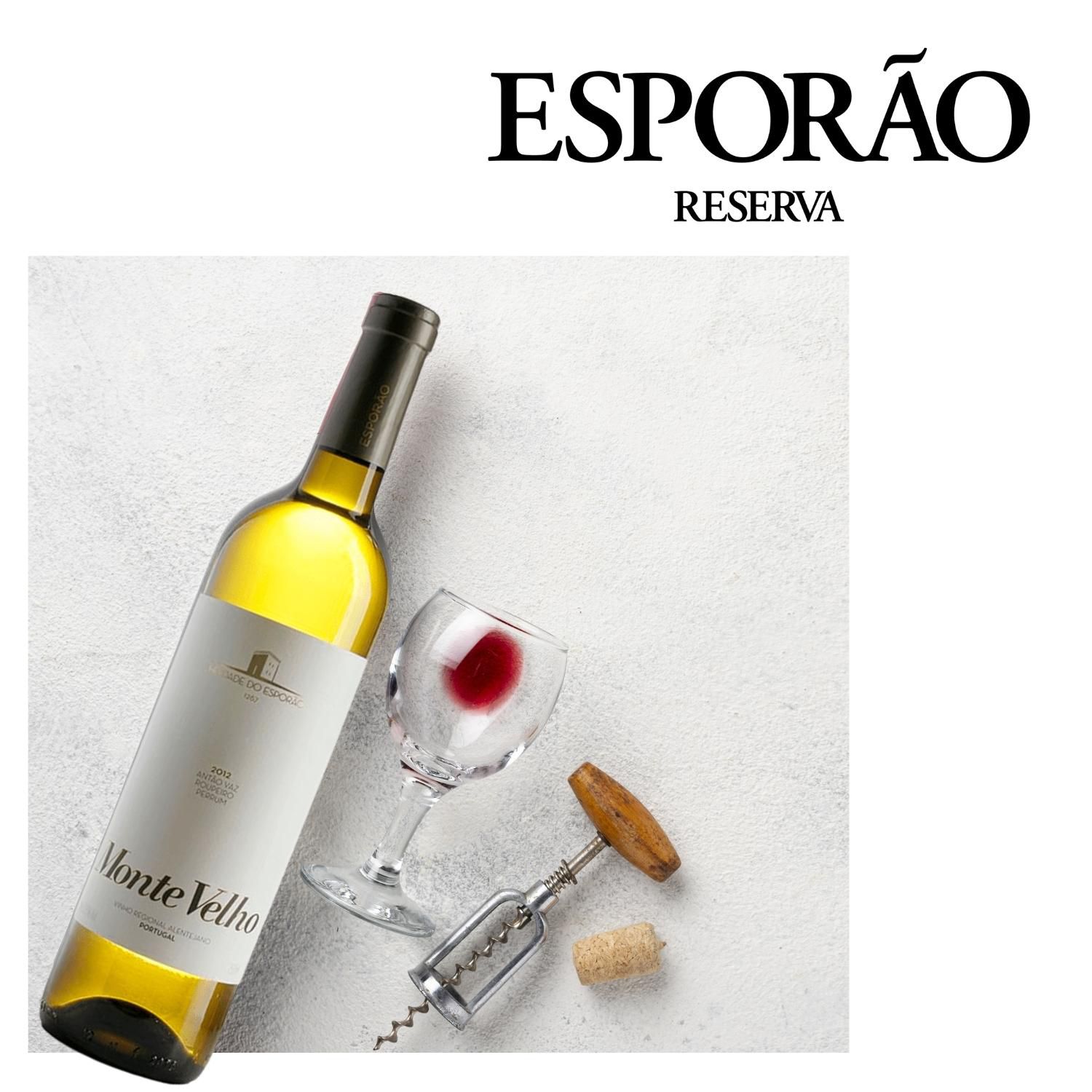 Vinhos Branco Monte Velho Esporão 750ml (6 unidades) - Emporio Campo ...