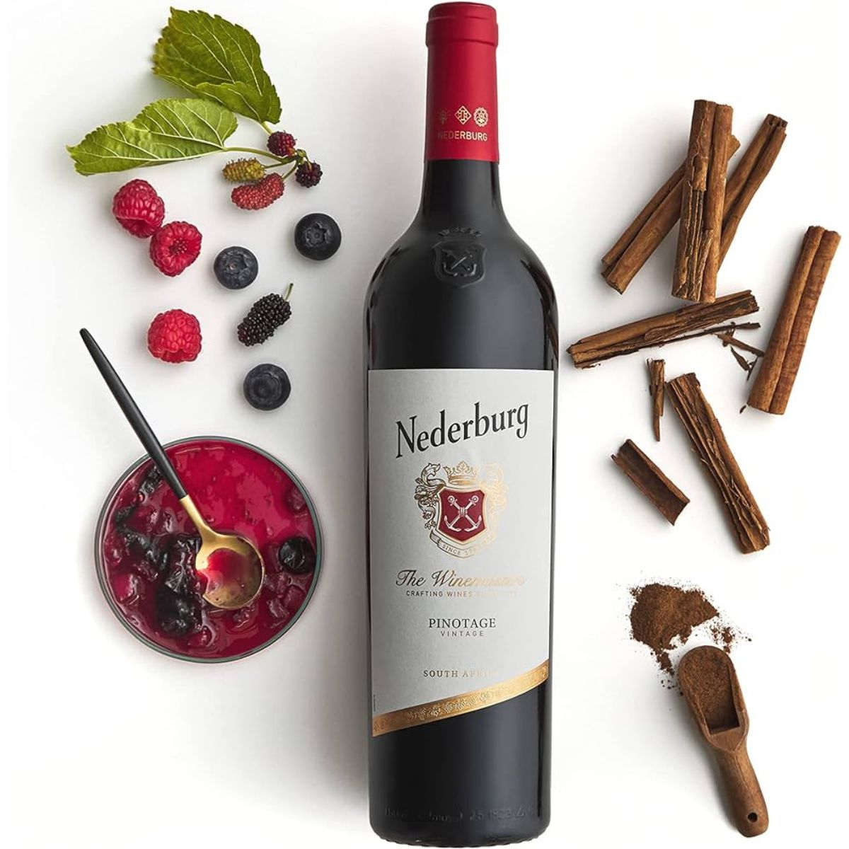 Vinho Tinto Nederburg Pinotage África do Sul 750ml - Emporio Campo Gourmet