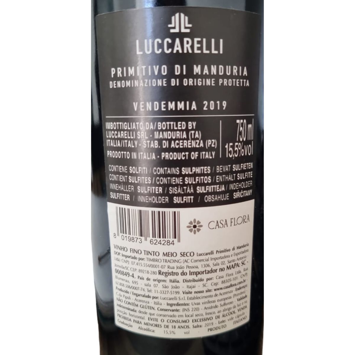 Vinho Tinto Italiano Luccarelli Signature Collection 750ml - Emporio ...