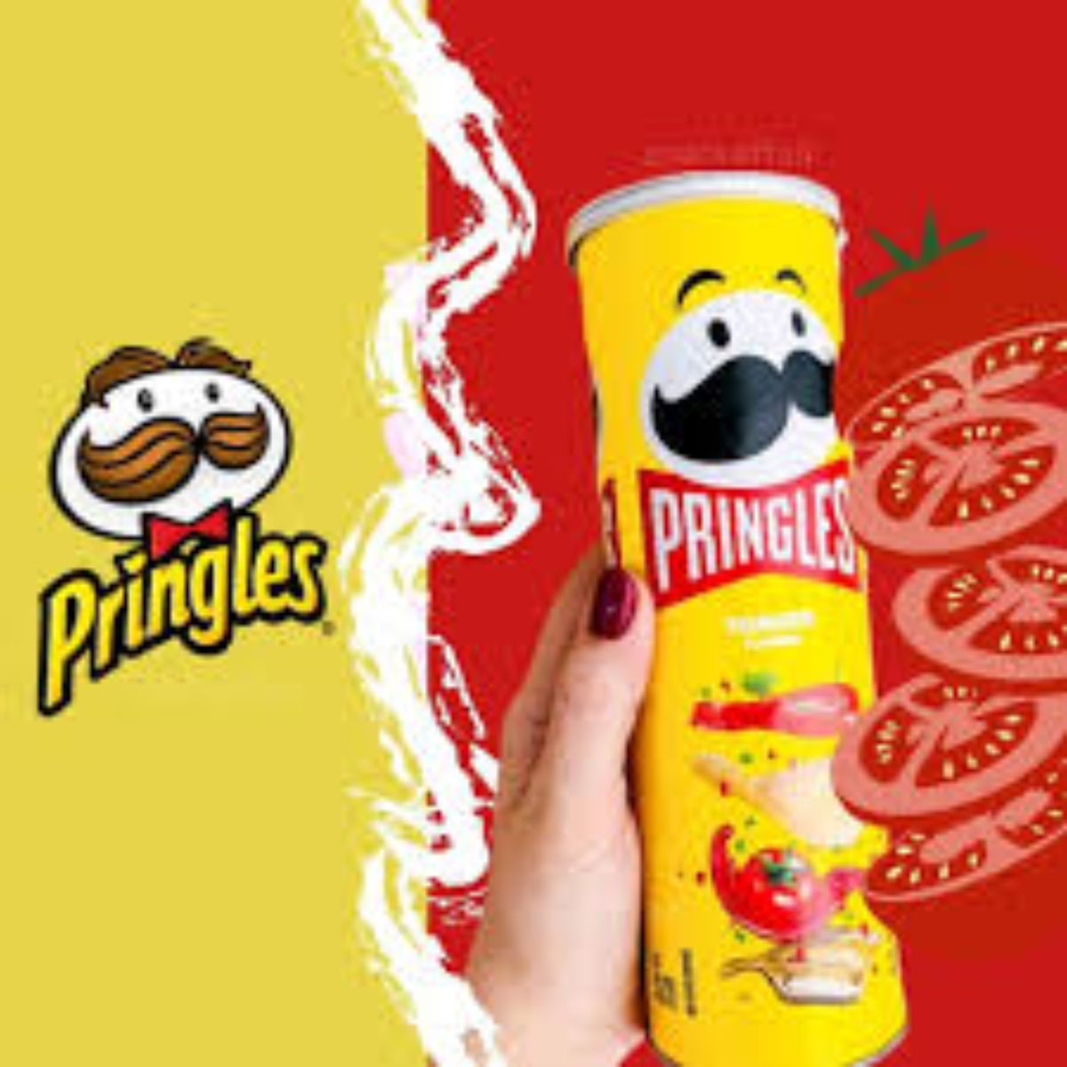 Batata Chips Pringles Sabor Tomate 110g Importada - Emporio Campo Gourmet