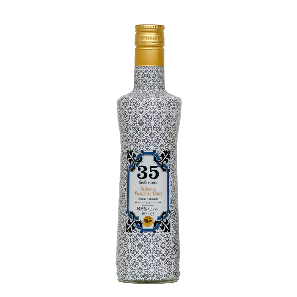 Licor 35 – Creme de Pastel de Nata 500ml - Emporio Campo Gourmet