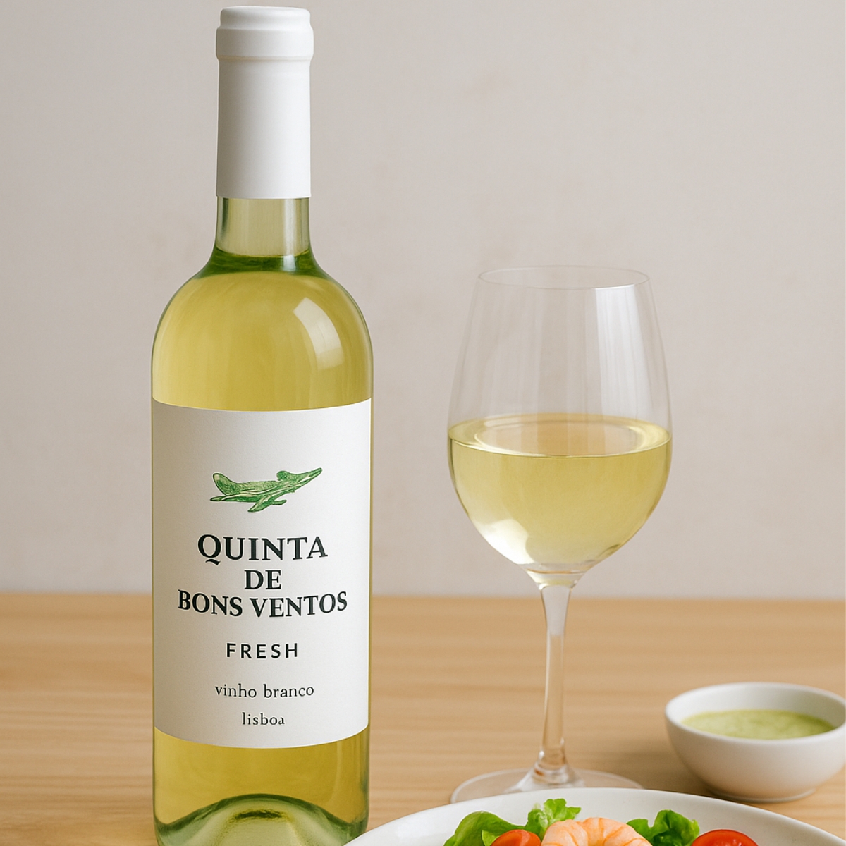 Vinho Branco Quinta de Bons Ventos Fresh 750ml - Emporio Campo Gourmet