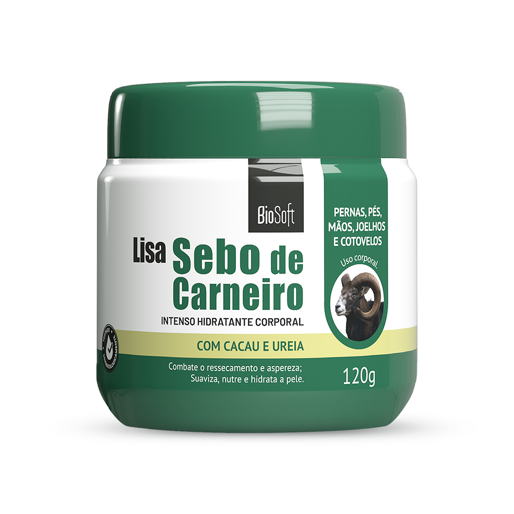 Hidratante Sebo de Carneiro Soft 120g - Loja Soft Hair - Cosméticos