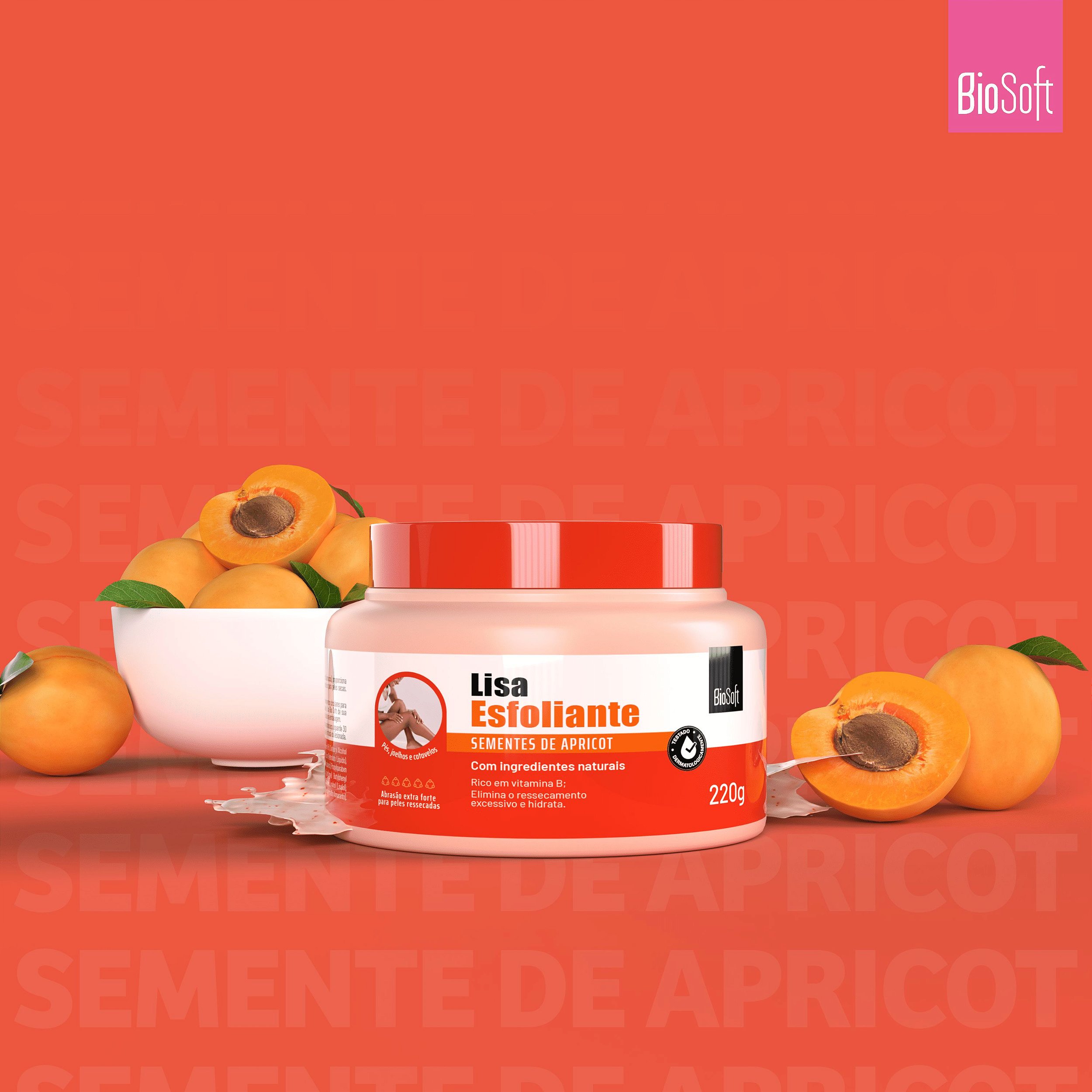 Kit Creme Lisa Clareador + Esfoliante Semente de Apricot - Loja Soft ...